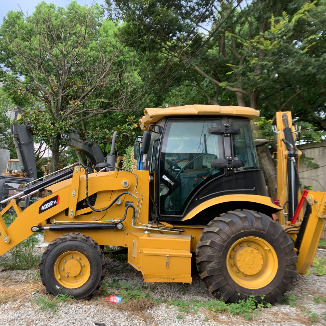 3283kg Load Used Loader 2nd Hand CAT 420F Backhoe Loader 76.1kW For ...